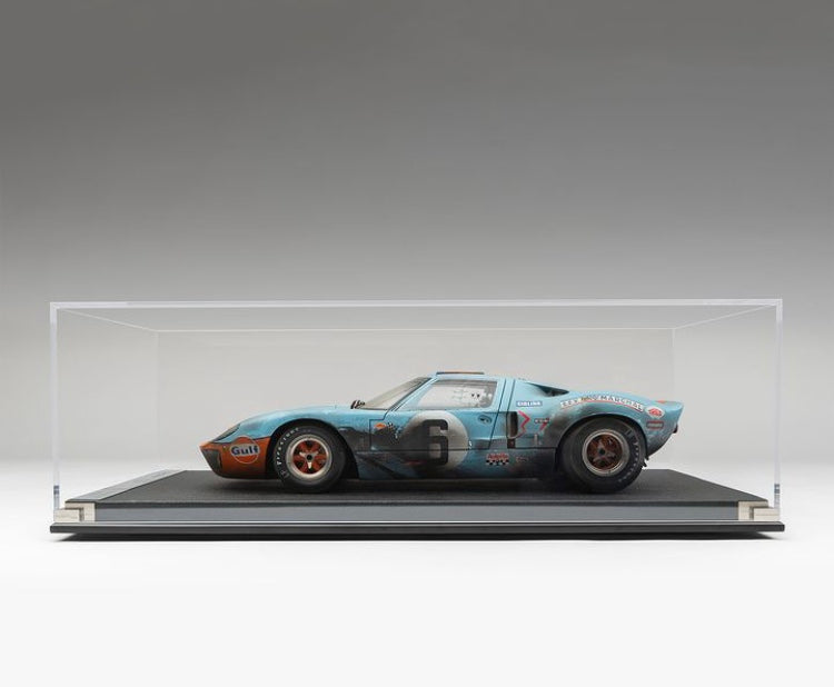 Amalgam Ford GT40 1:8 scale Le Mans 1969 winner fully race weathered m ...