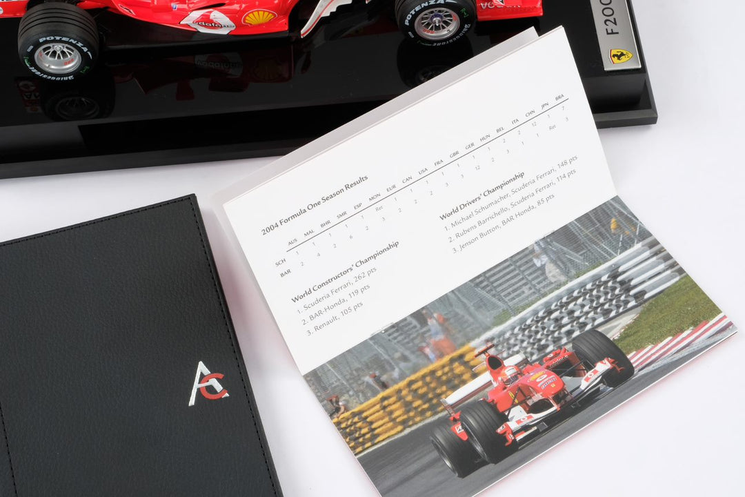 Amalgam 1:18 scale Ferrari F2004 Michael Schumacher – Revilo Model Cars