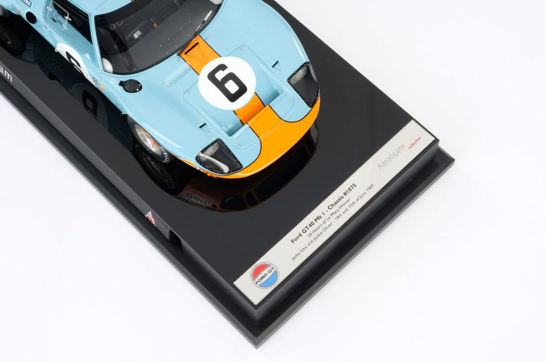 Amalgam Ford GT40 1:18 scale Le Mans 1969 winner – Revilo Model Cars