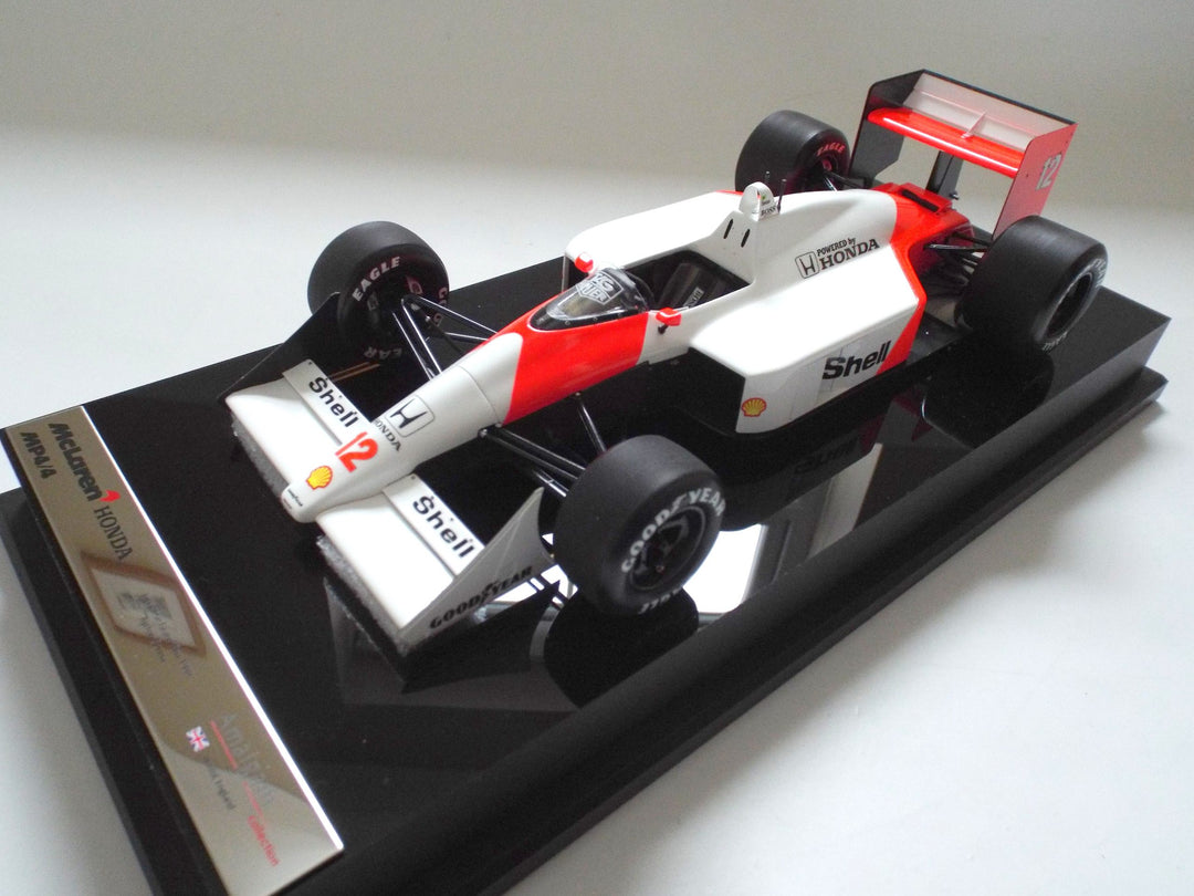 Amalgam McLaren MP4/4 1:18 scale WITH MARLBORO DECALS – Revilo Model Cars